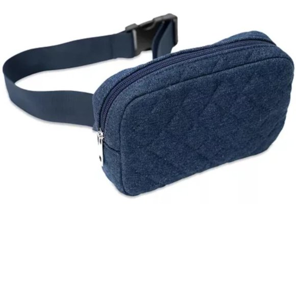 Jenni | Bags | Jenni Unisex Sm Dark Blue Denim Belt Bag | Poshmark
